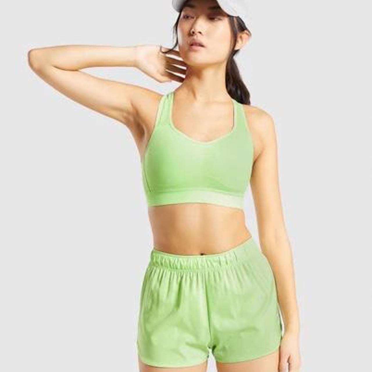 Gymshark Women's Green Bra | Depop