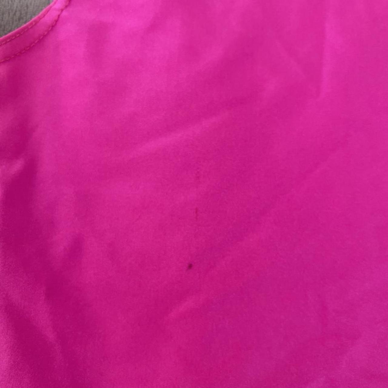 Neon pink crop top from Pretty Little Thing. Size 6.... - Depop