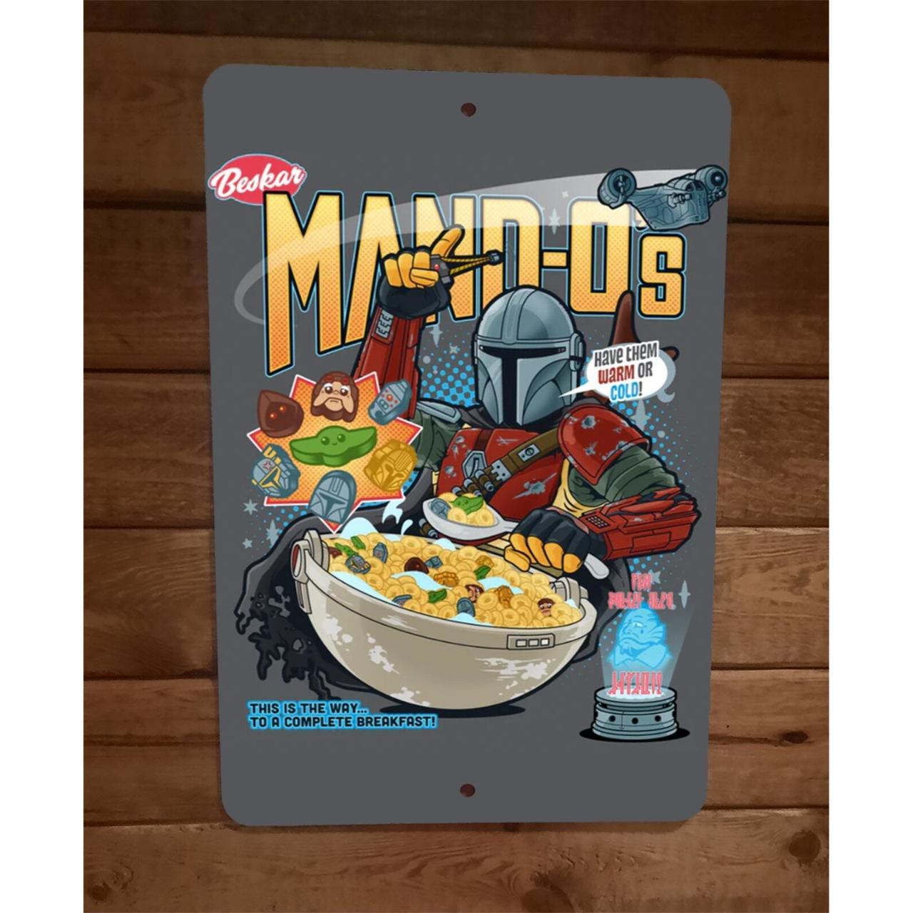 Mand-os Cereal This is the Way Star Wars Parody 8x12... - Depop