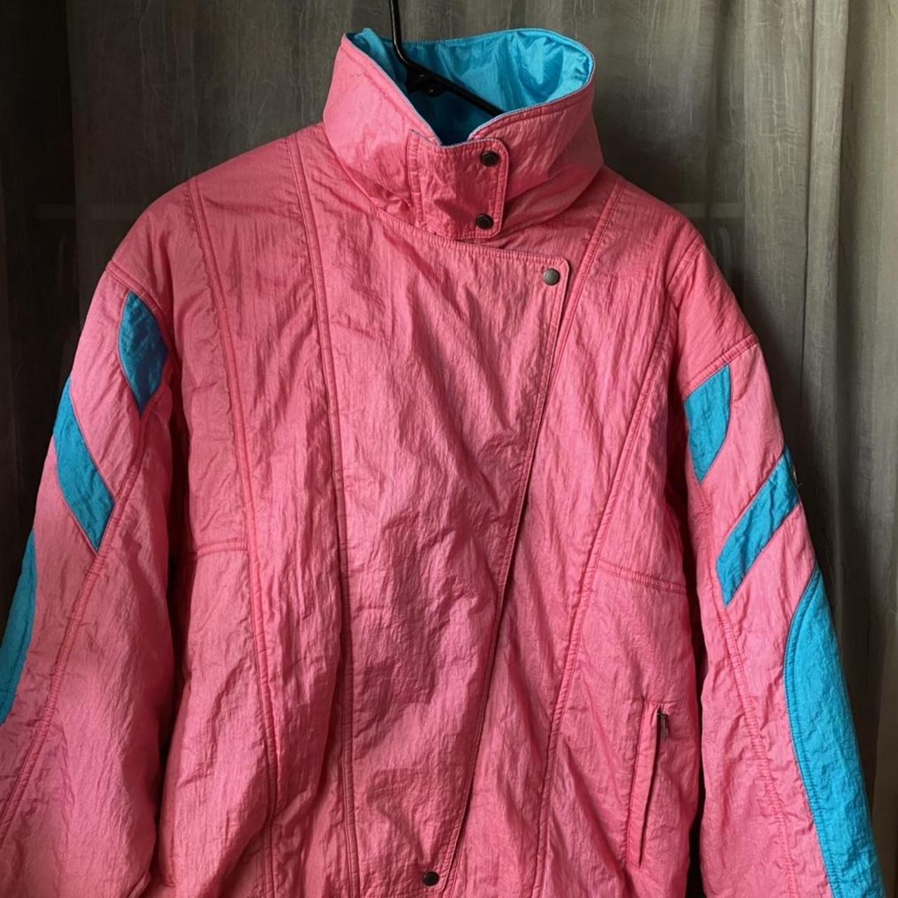 vintage 90s ski jacket descente windbreaker... - Depop