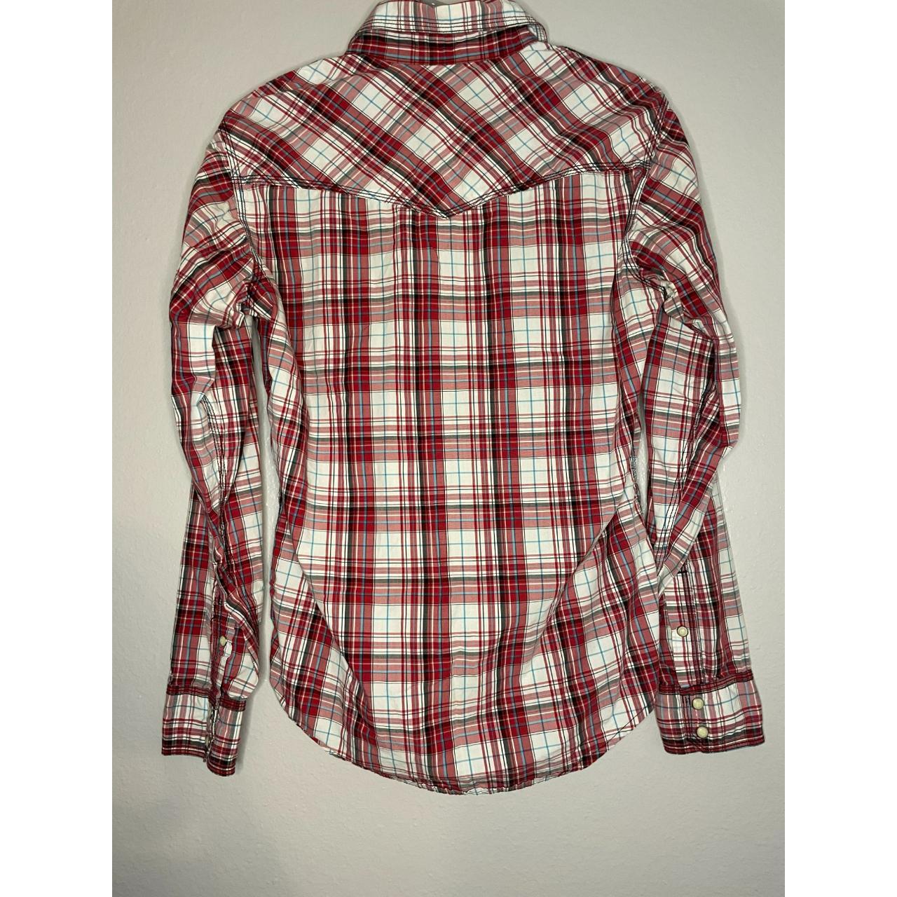 Women's Twenty X Pearl Snap up Shirt Size S - Depop