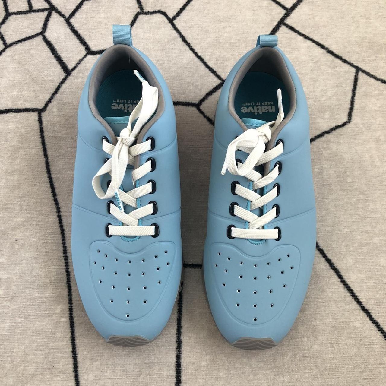 Native Shoes Cornell COLOR: Sky Blue CT / Shell... - Depop