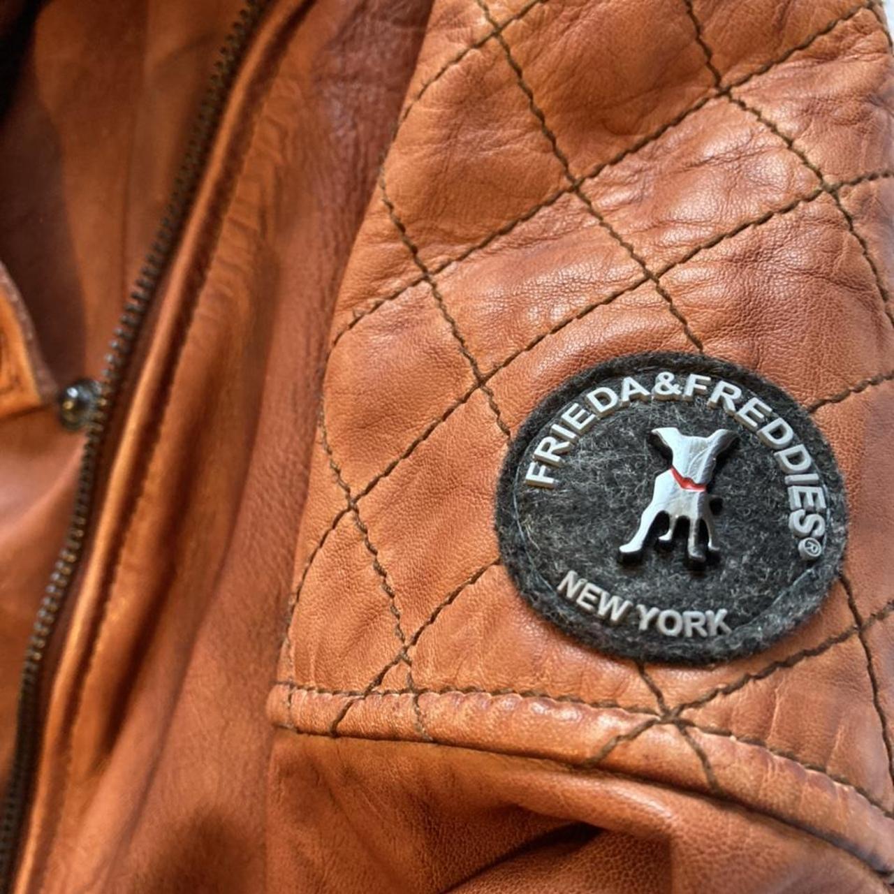 Beautiful Frieda & Freddie’s New York Leather Jacket... - Depop