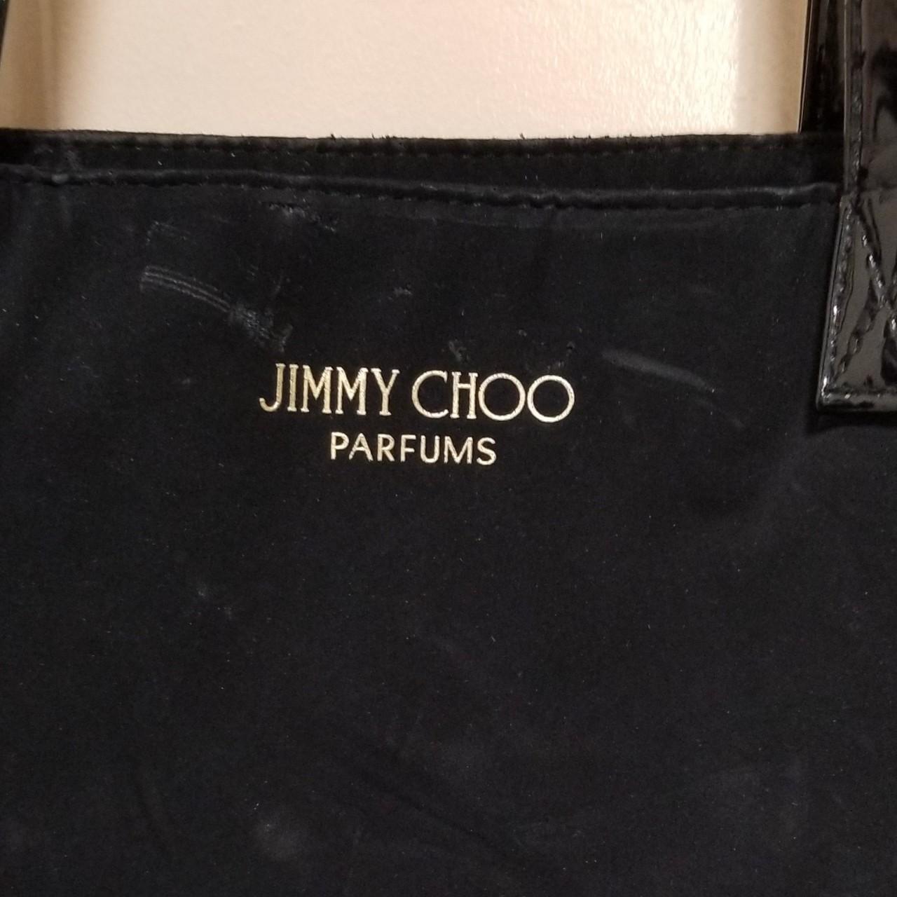 *Jimmy Choo* Parfums Black Faux Suede Tote Bag.... - Depop