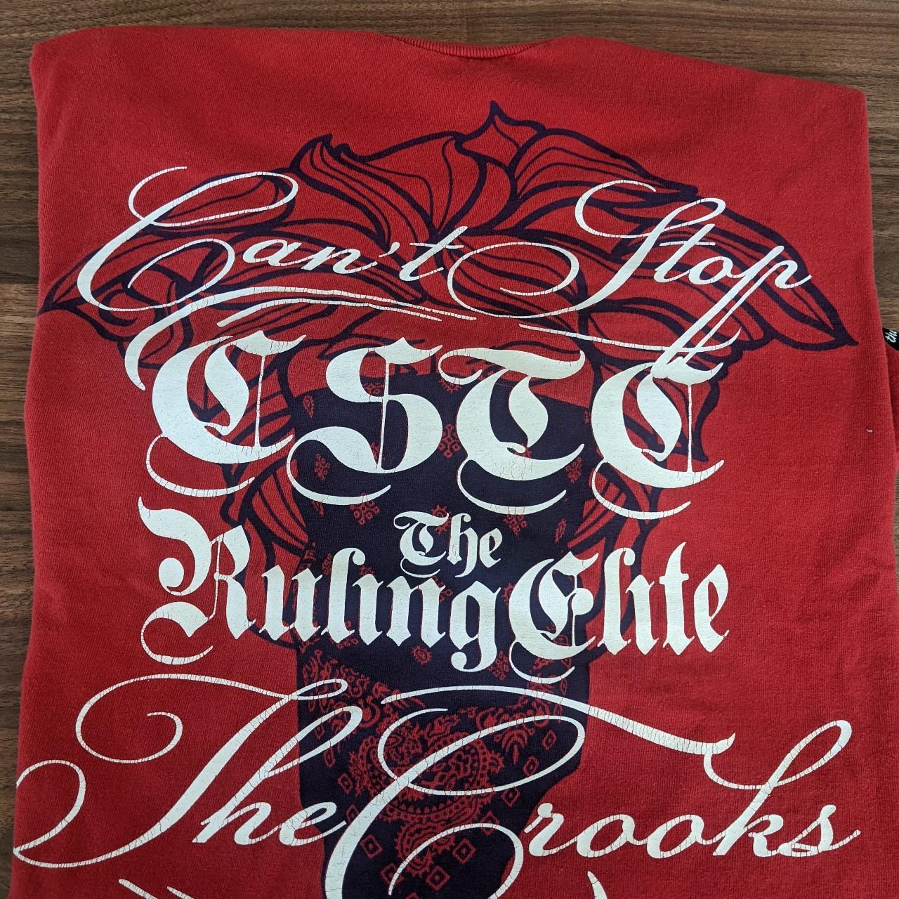 Crooks & Castles RED T-shirt SIZE: XL USED: GOOD... - Depop