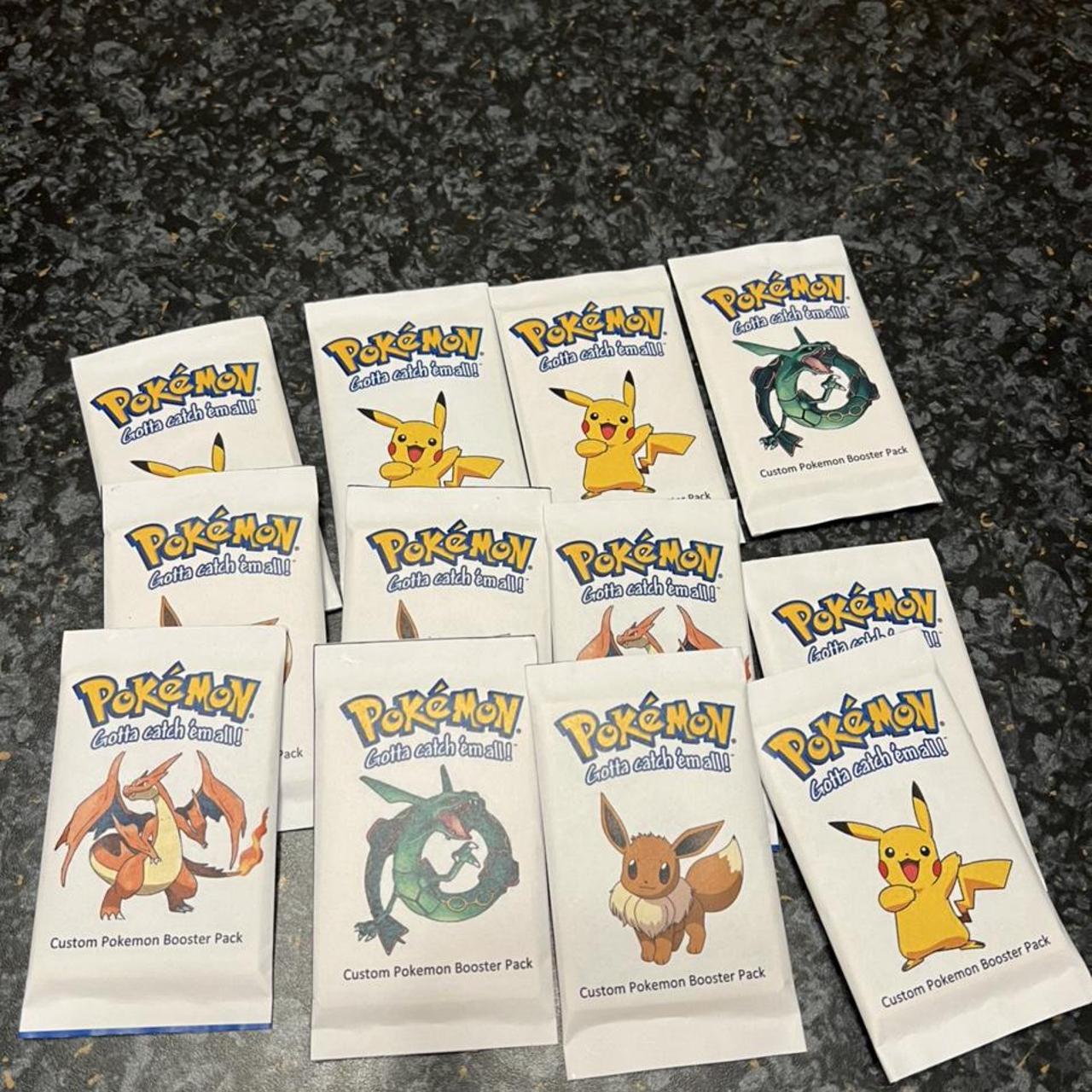 Custom Pokémon 11 card booster pack Contains 1... - Depop