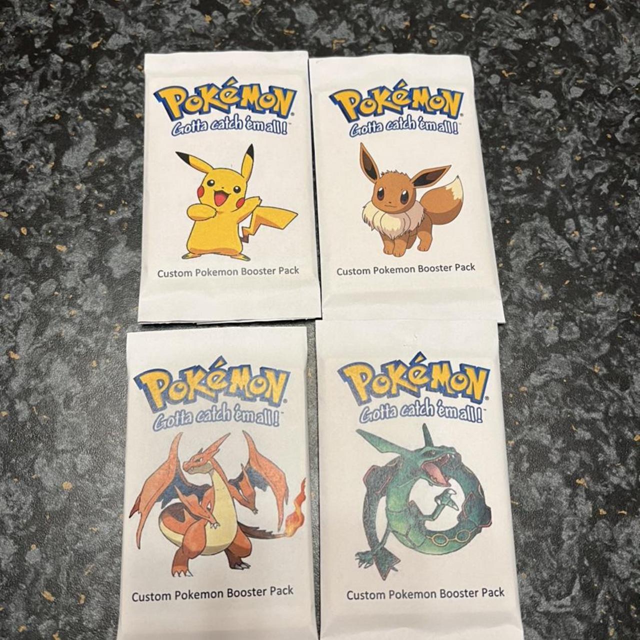 Custom Pokémon 11 card booster pack Contains 1... - Depop