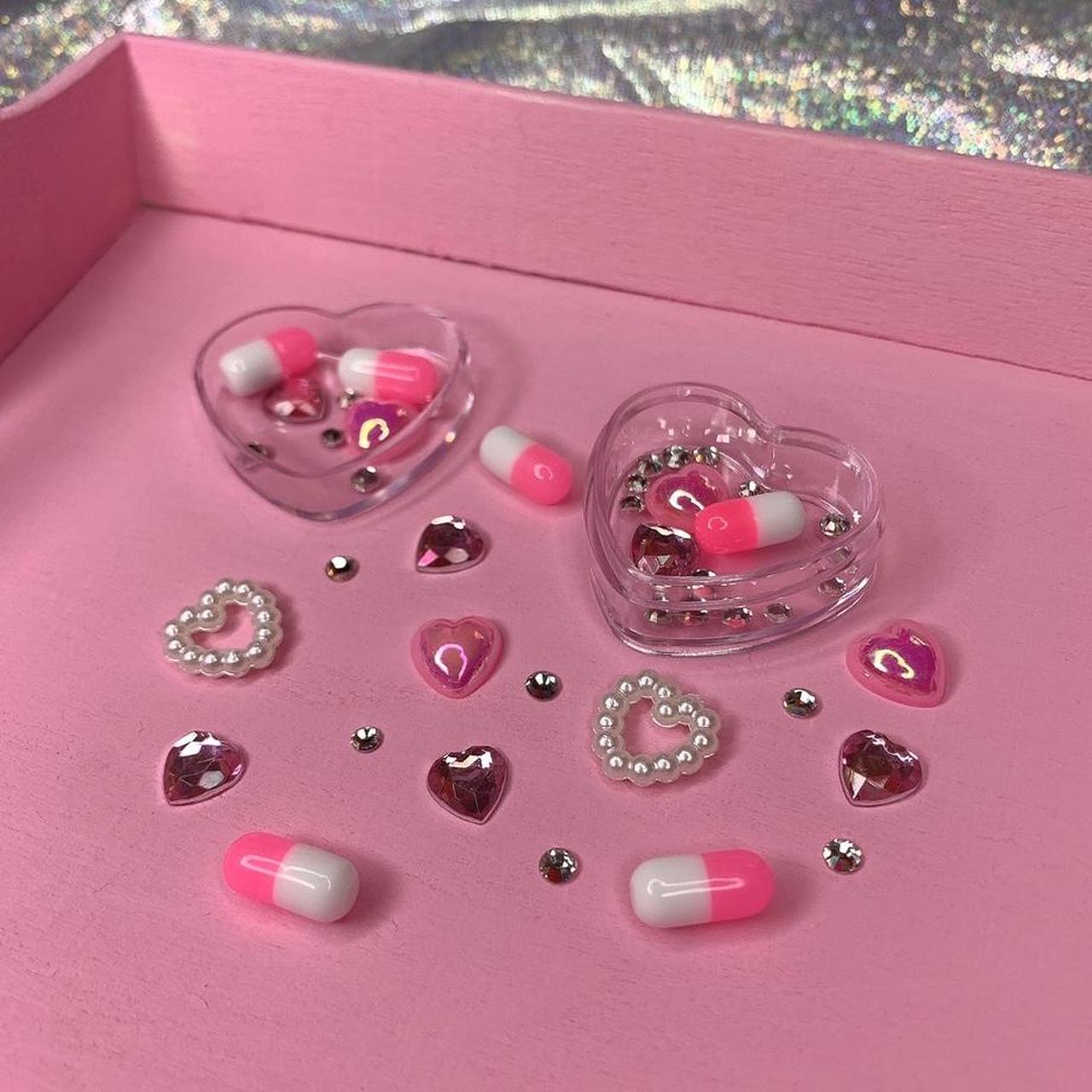 Menhera Yami Kawaii Pill Face Gems 💗💊 Includes six... - Depop