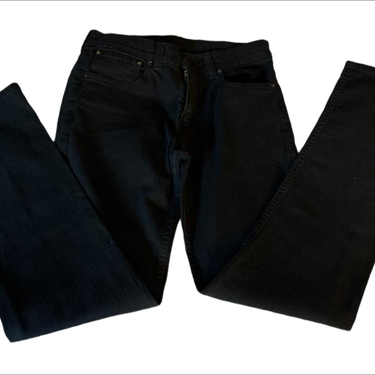 black levi jeans #levi #straightlegjeans... - Depop
