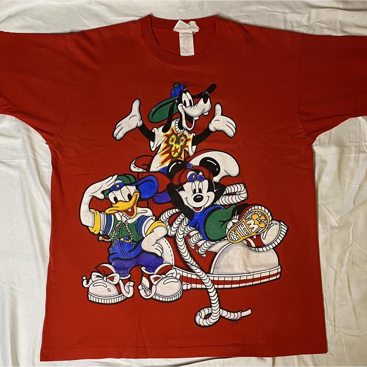 Rare Vintage 90's Mickey Mouse Hip Hop T-Shirt By... - Depop