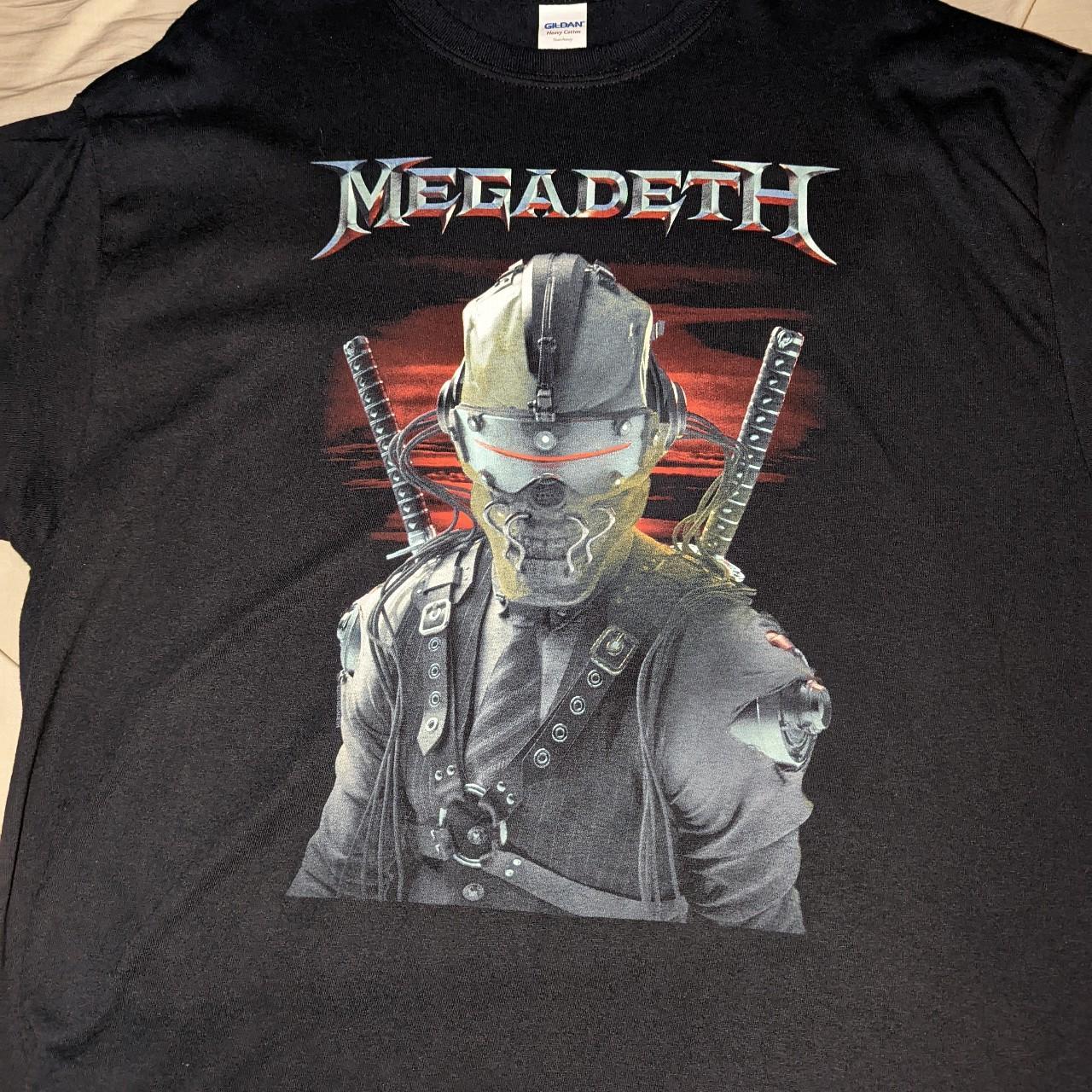 Megadeth tour Tshirt. Dystopia tour tee. Dates on... - Depop