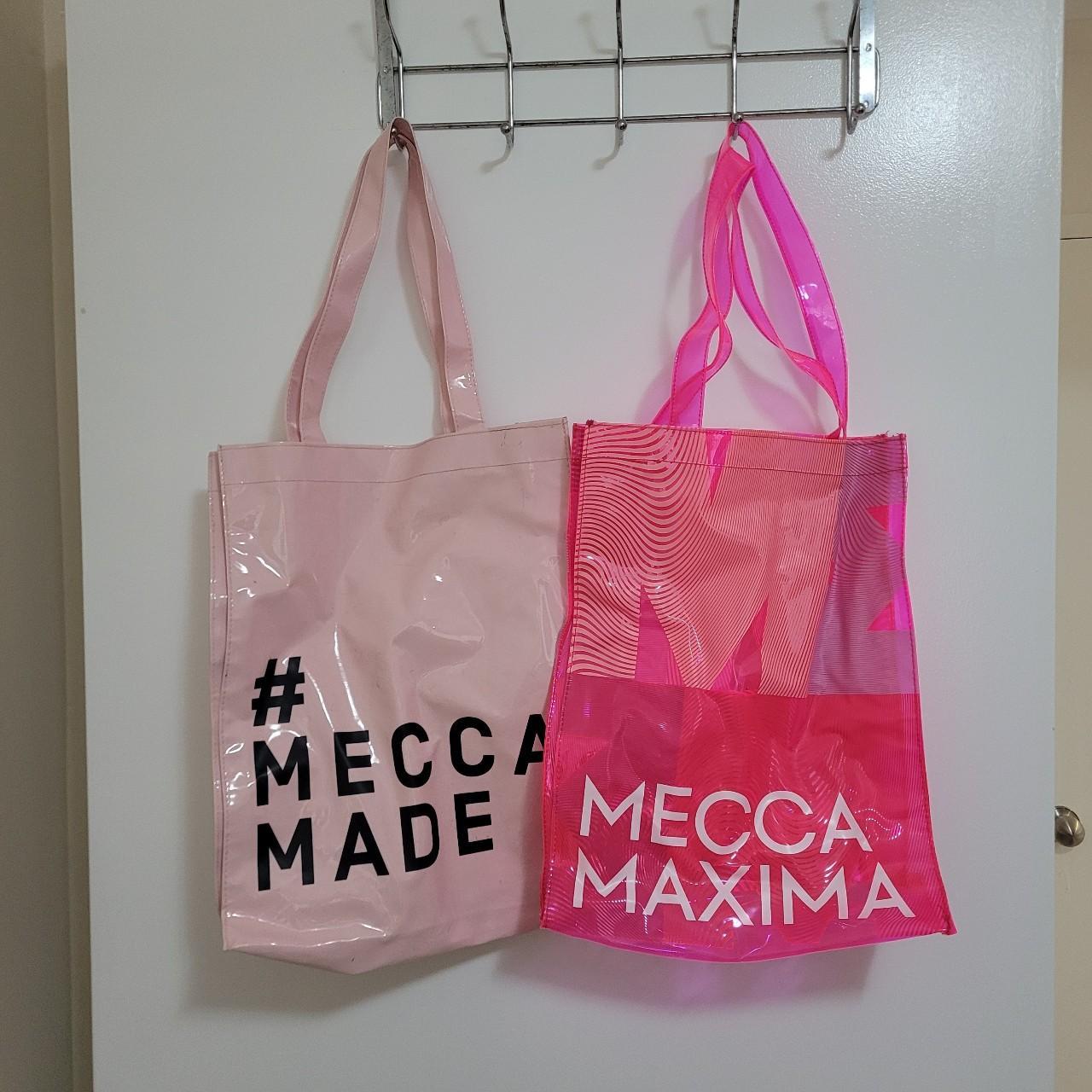 Mecca pvc totes Neon pink one is transparent Both... - Depop