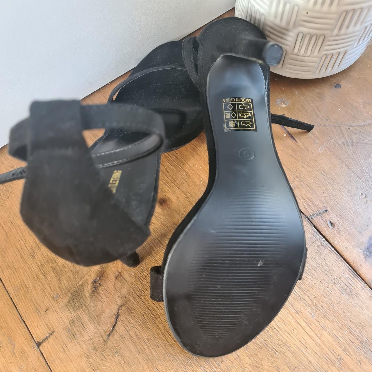 PRETTY LITTLE THING black stilettos UK6 Brand new,... - Depop