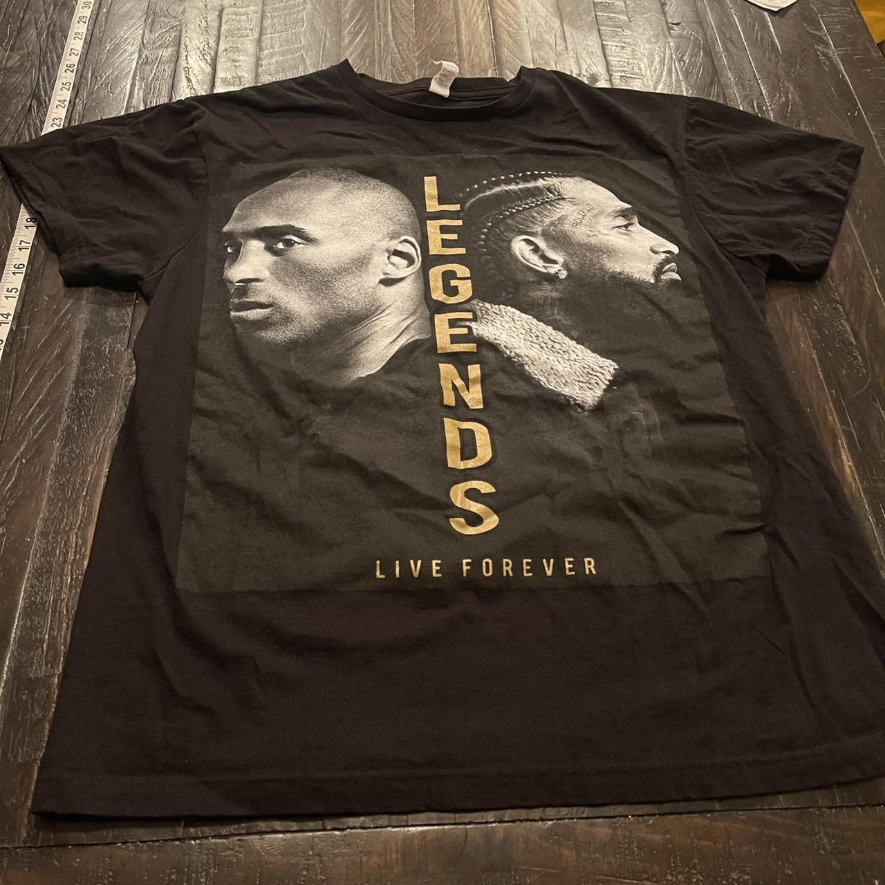 Tribute Shirt Kobe Bryant And Nipsey Hussle Legends Depop