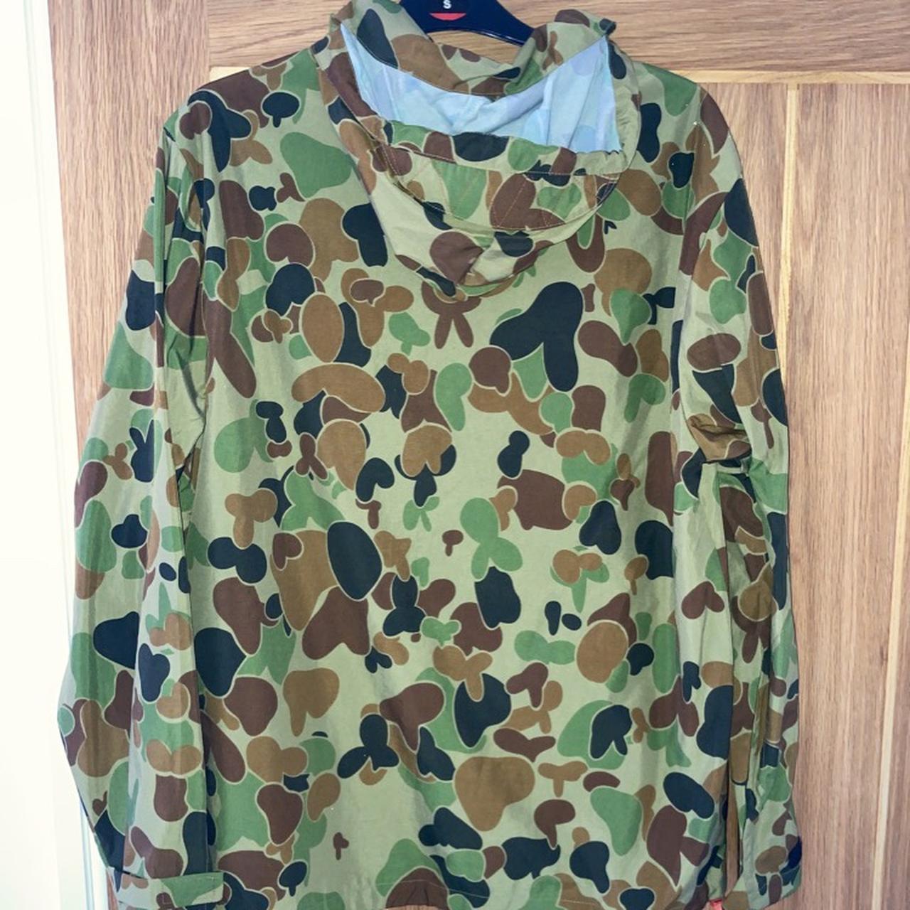 King Apparel Camo rain coat Only warn a couple of... - Depop