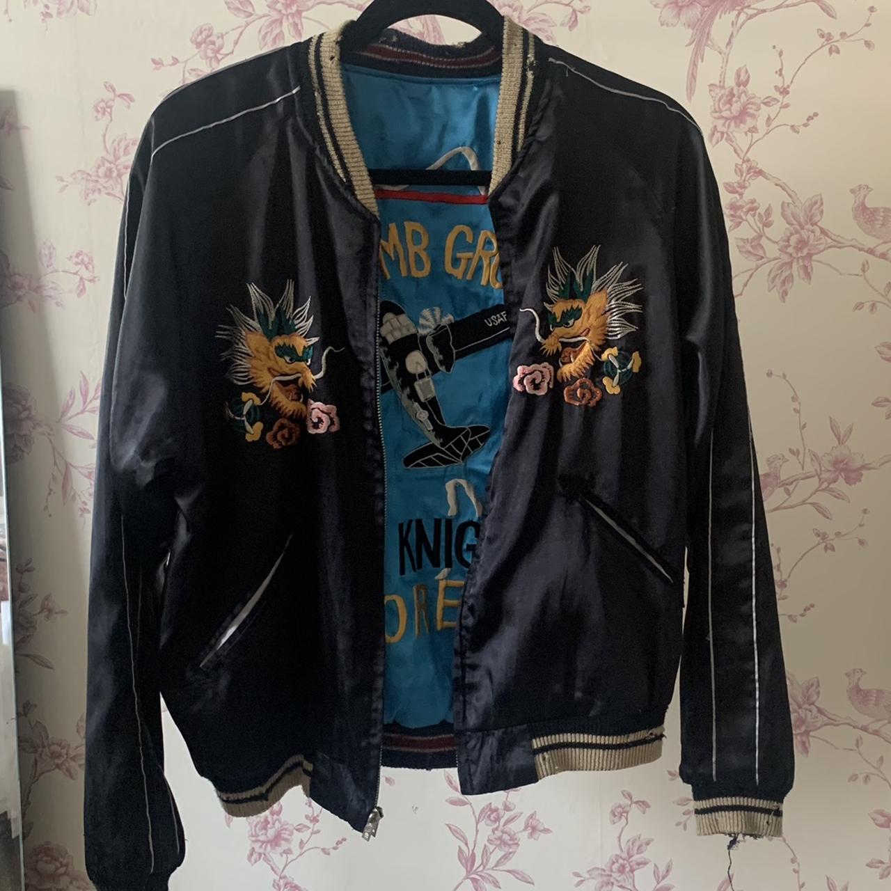 Reversible vintage Japan/Korea bomber jacket One... - Depop