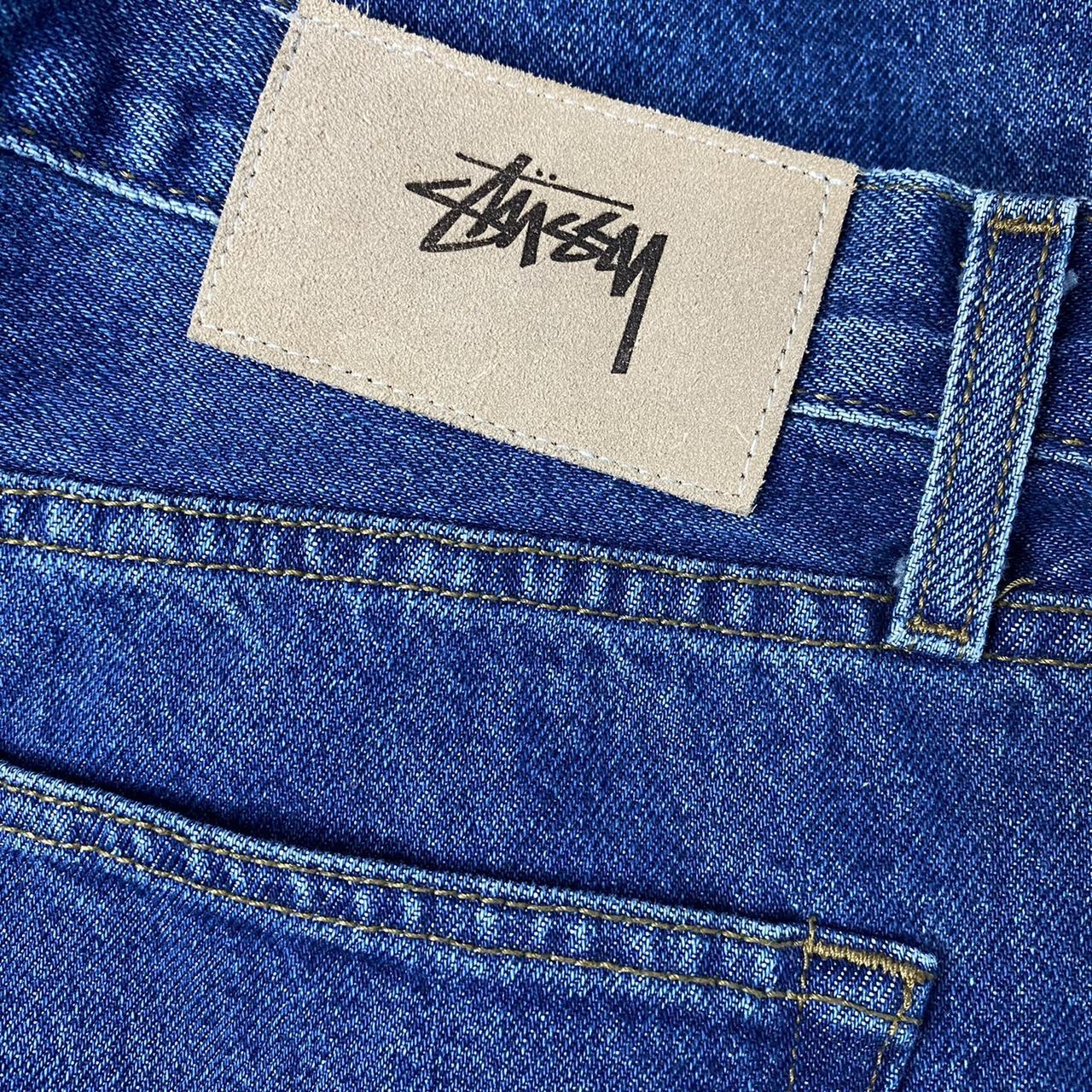 Stussy Slim Ol Jeans 32 Rawhide Patch. BRAND NEW.... - Depop