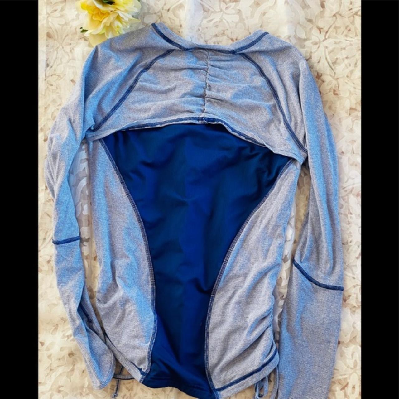 Gently worn in good condition. Blue with white... - Depop