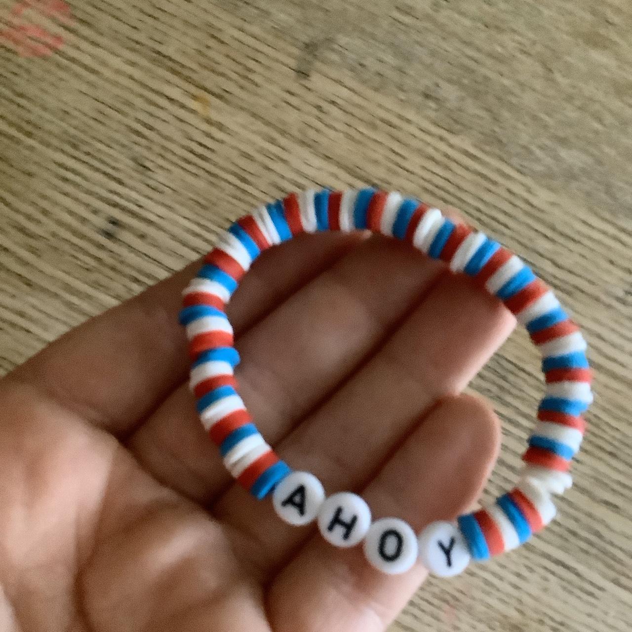 Clay bead bracelet This is a stranger things and... - Depop