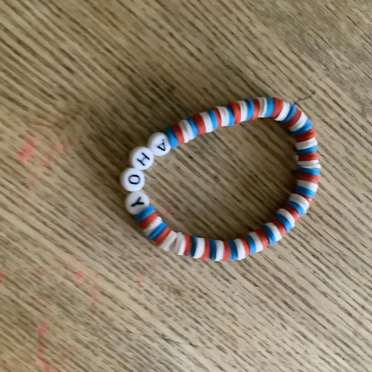Clay bead bracelet This is a stranger things and... - Depop