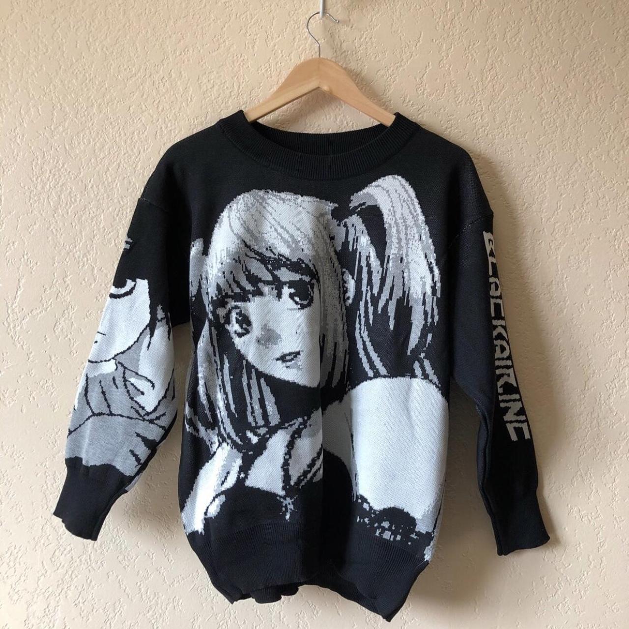 Misa Anime Girl Knitted Pattern/ Death Note Sweater... - Depop