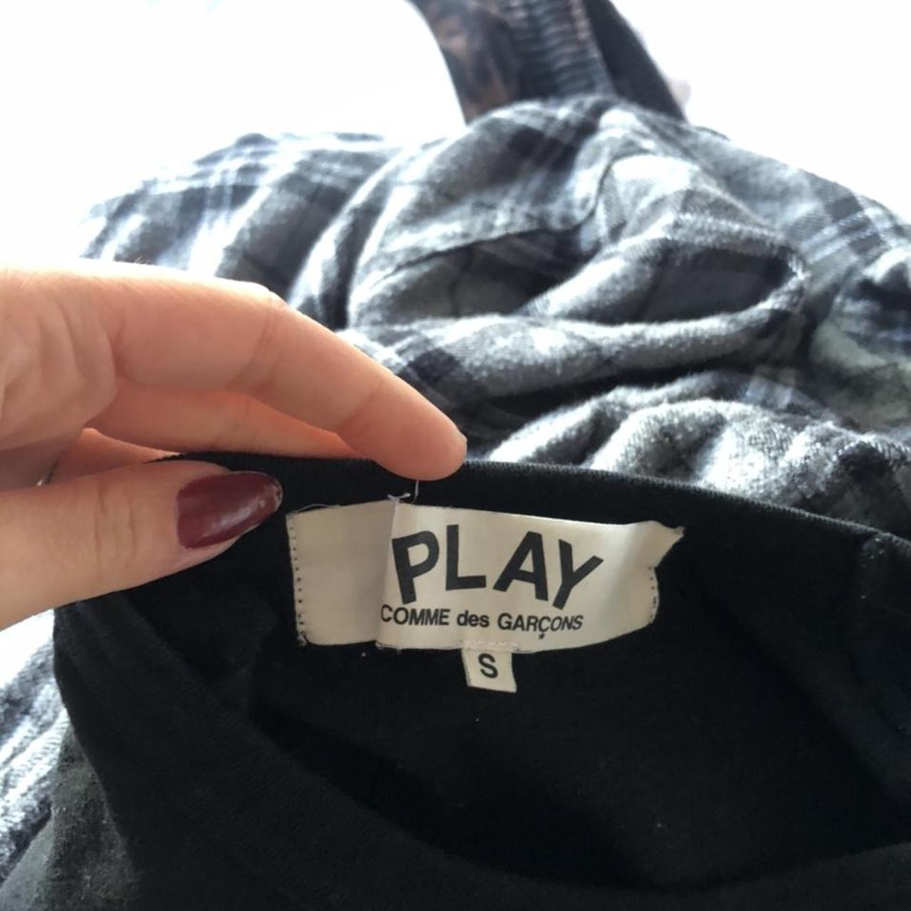 Cut CDG top size S - UK 8 #CDG #CDGplay #croptop - Depop