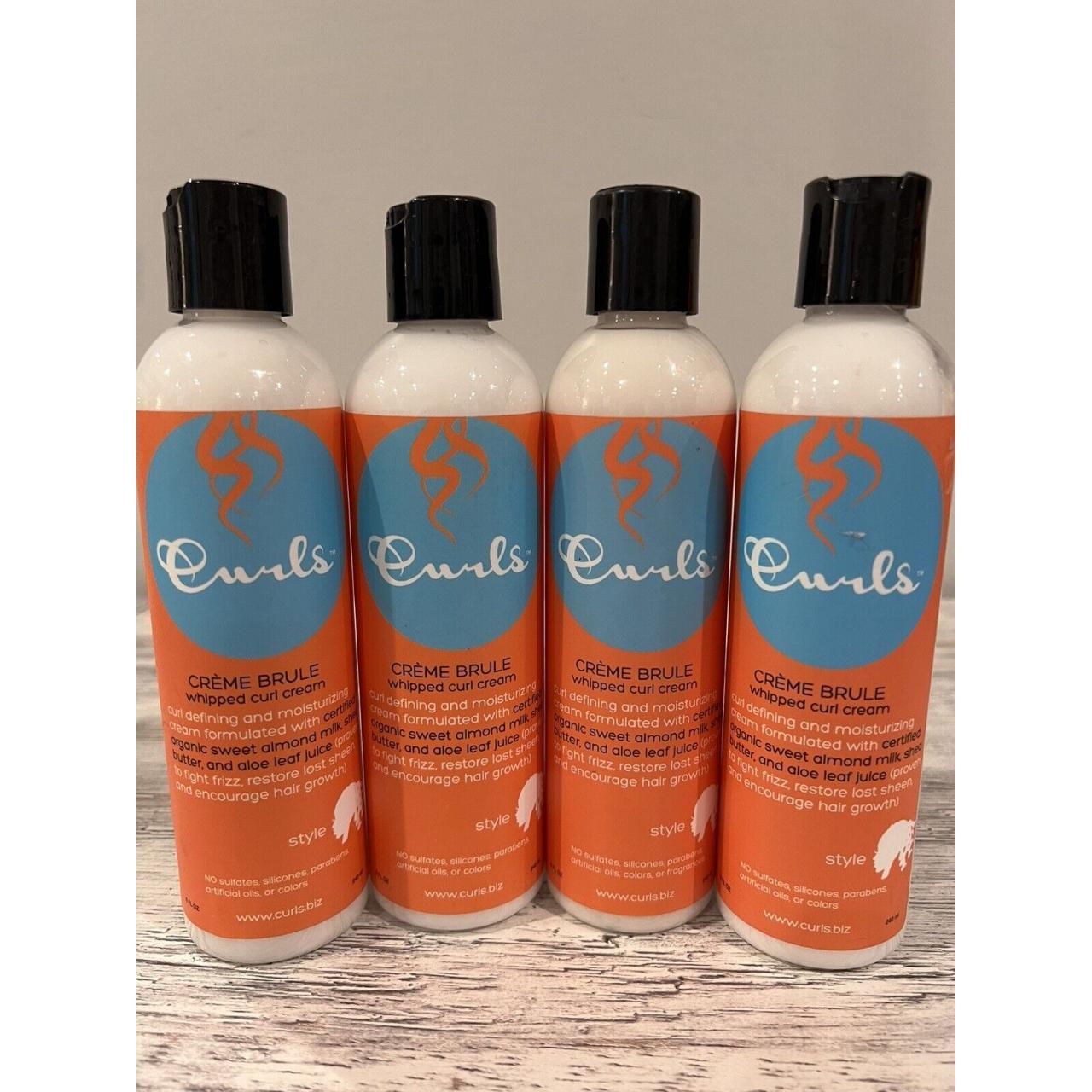 4 Curls Creme Brule Whipped Curl Cream 8oz Each Depop