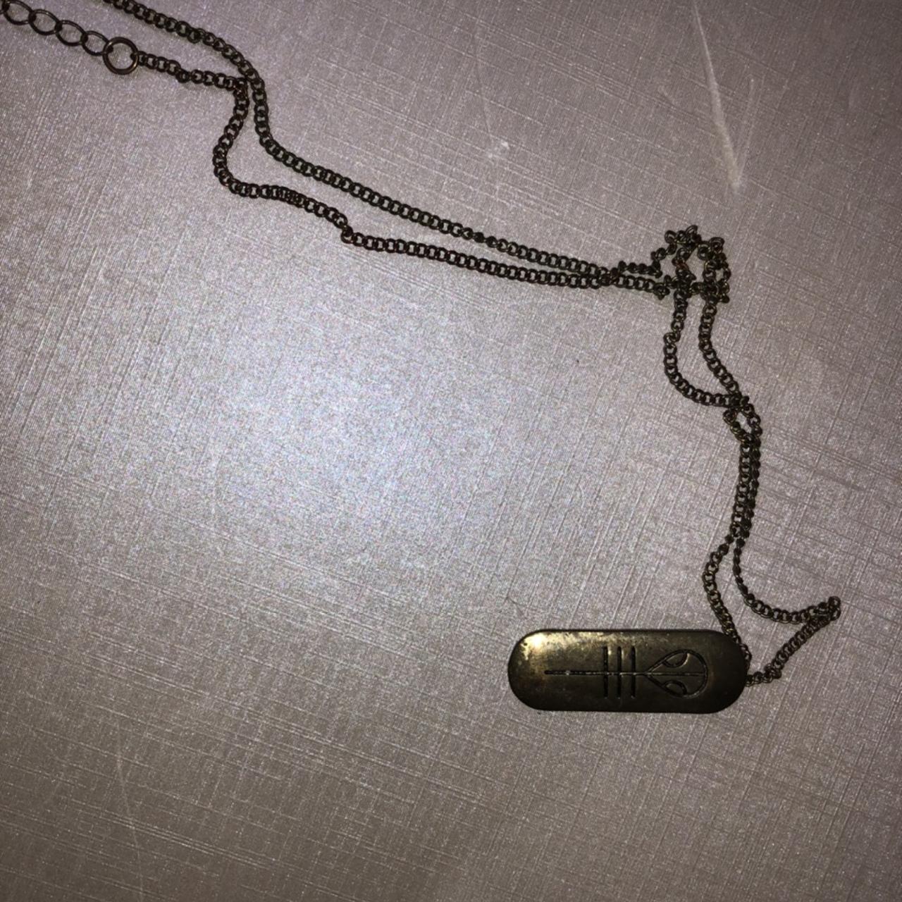 Twenty One Pilots alien necklace fall out boy my... - Depop