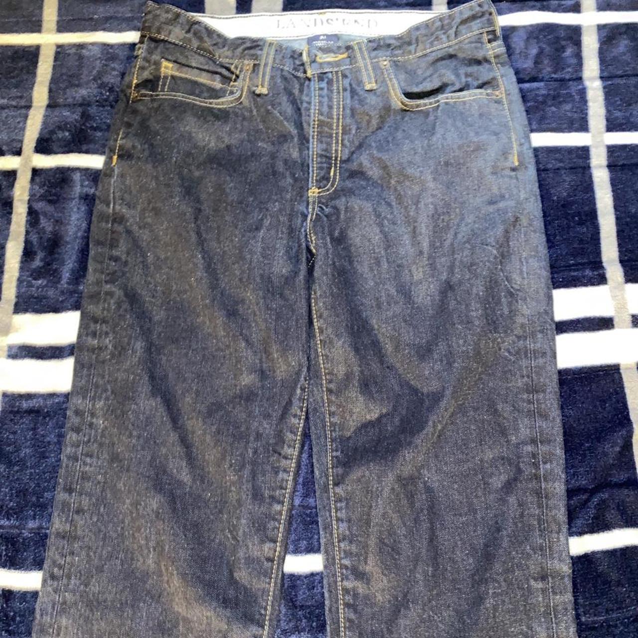 Lands' End Original Fit Denim... - Depop