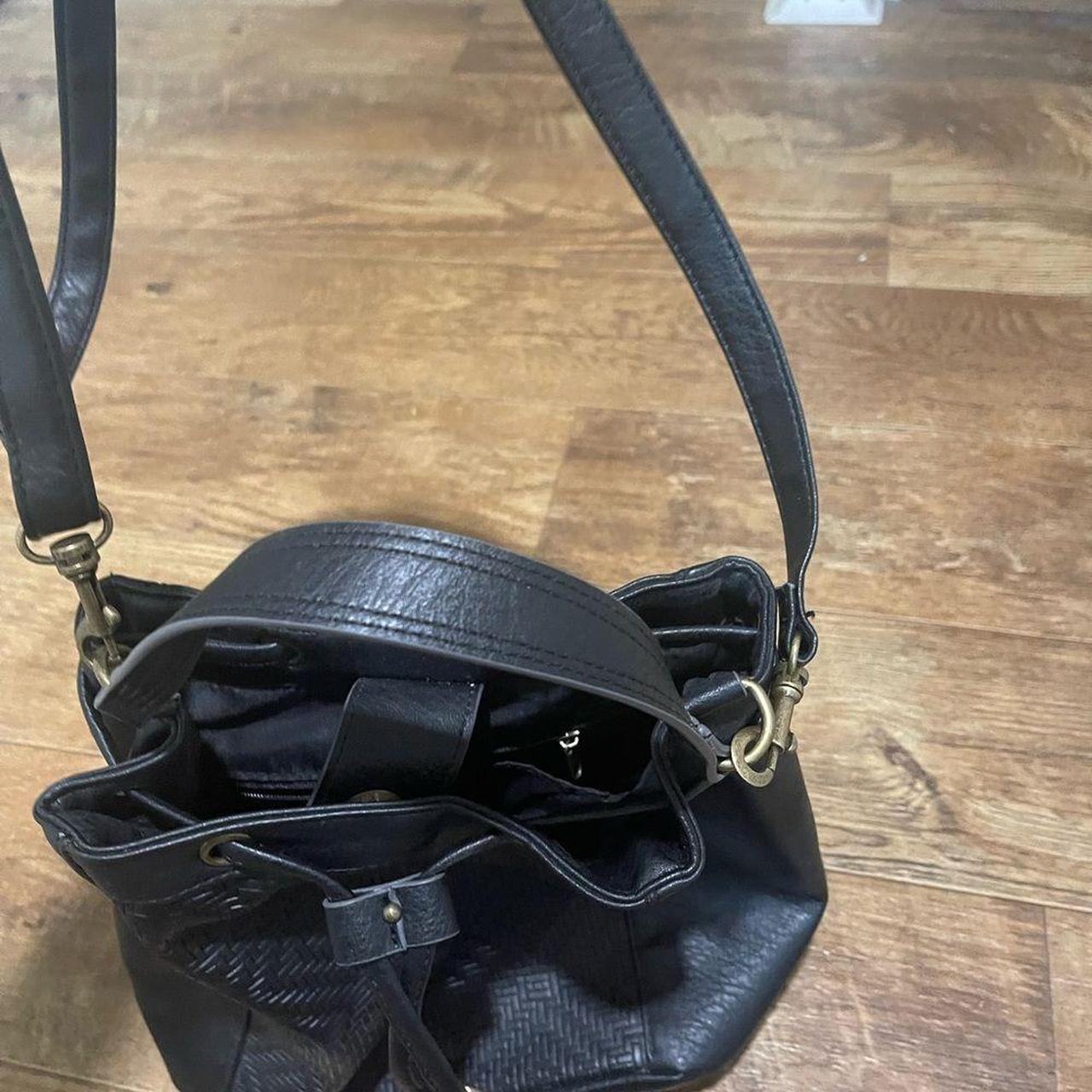 Set of to black hand bags in very nice condition one... - Depop