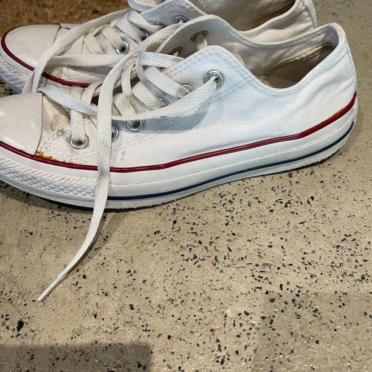 Converse all star sneakers in used condition these... - Depop
