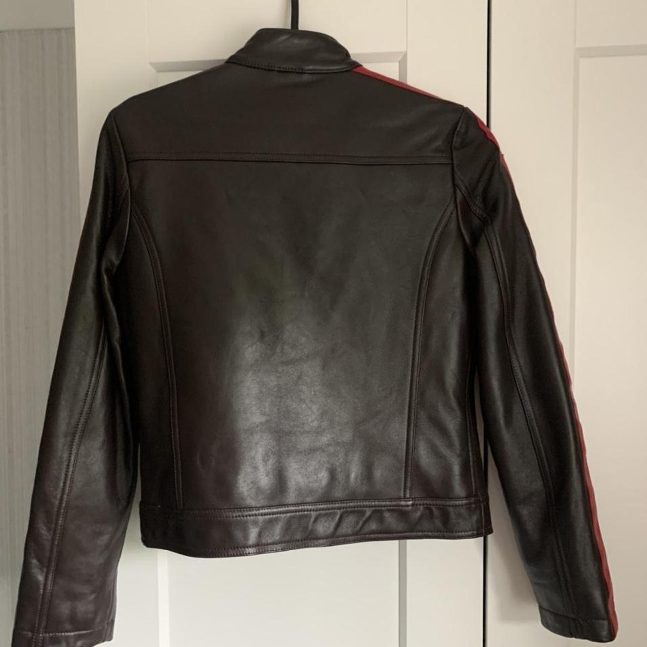 Leather Ferrari jacket. Women’s small, Shell and... - Depop