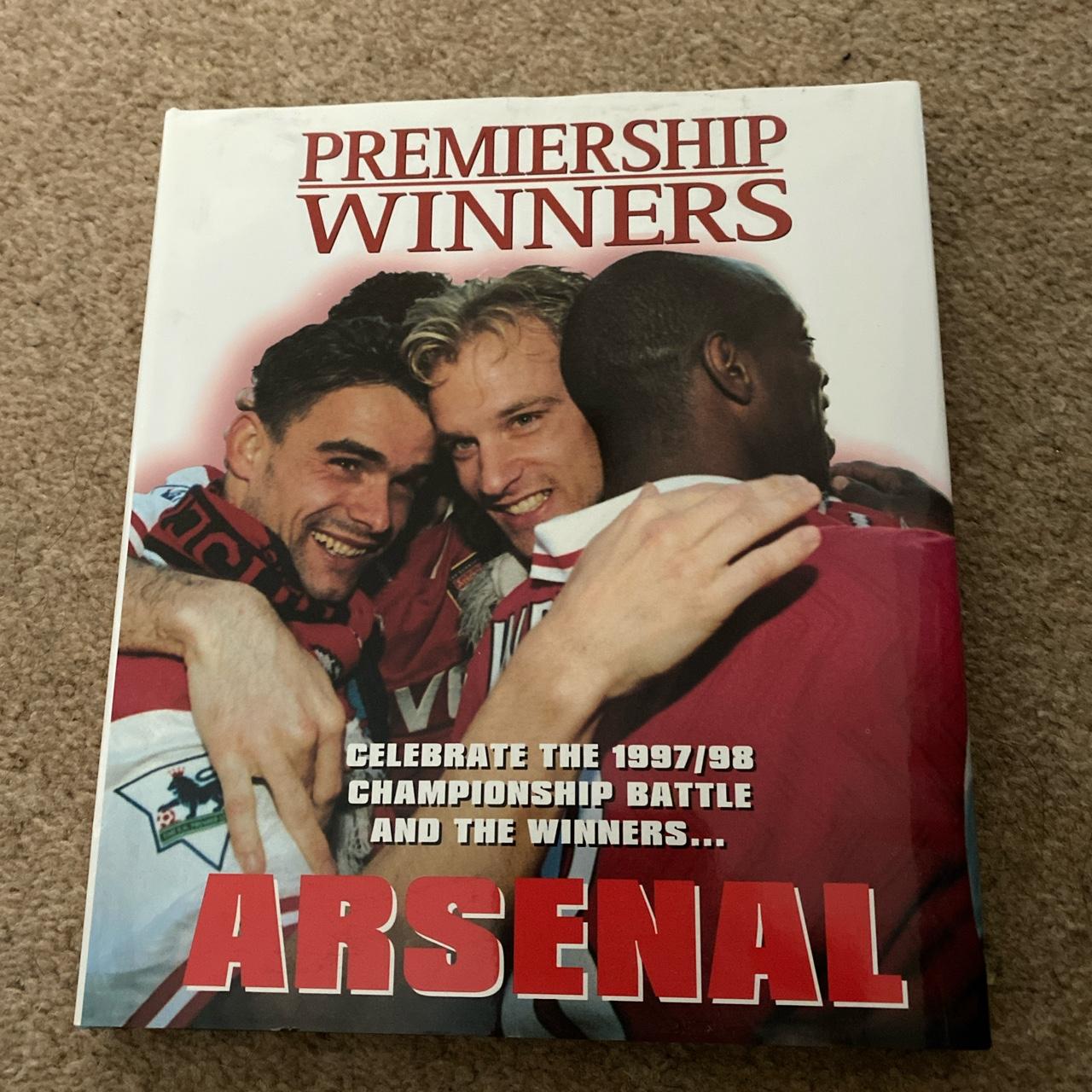 Arsenal book. Premiership winners edition. Brand new... - Depop