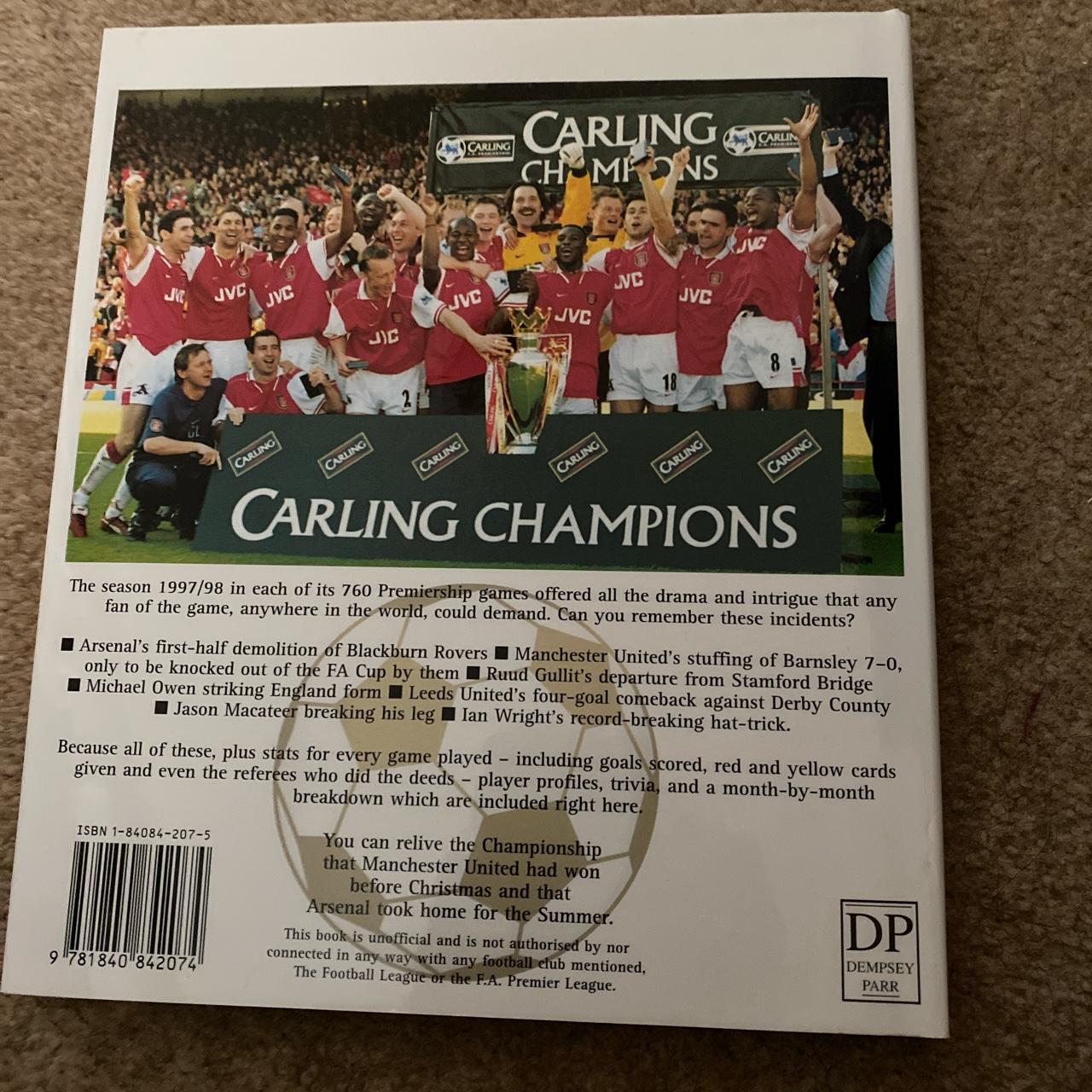 Arsenal book. Premiership winners edition. Brand new... - Depop