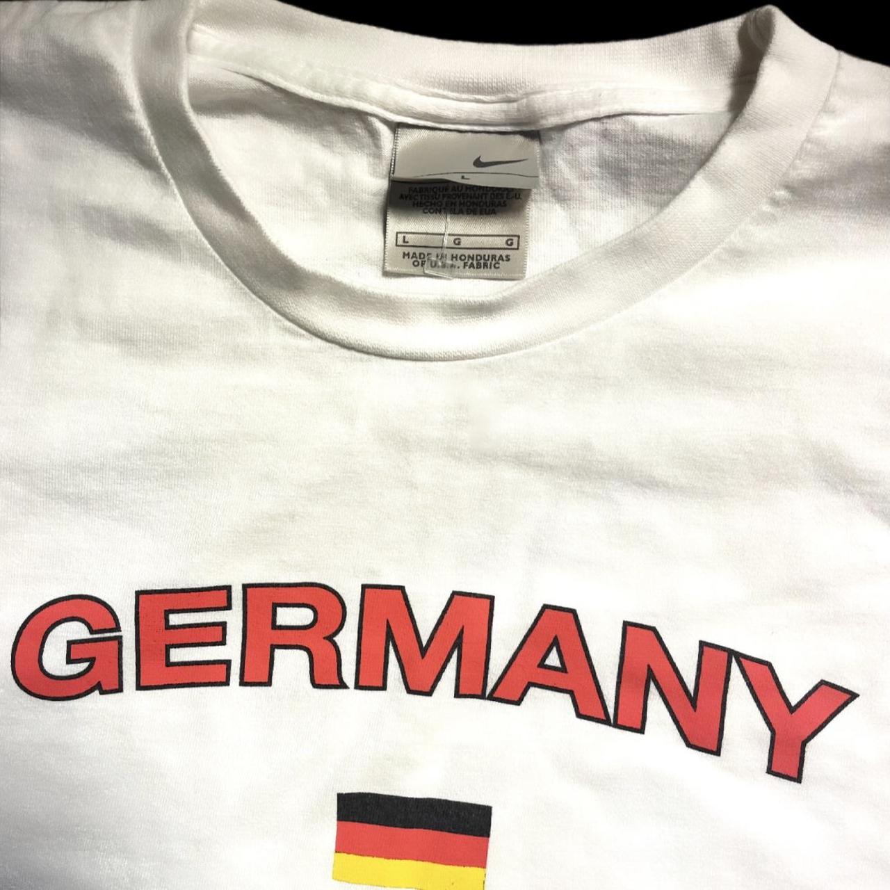 Vintage Rare Y2K Nike Germany T-Shirt, Perfect... - Depop