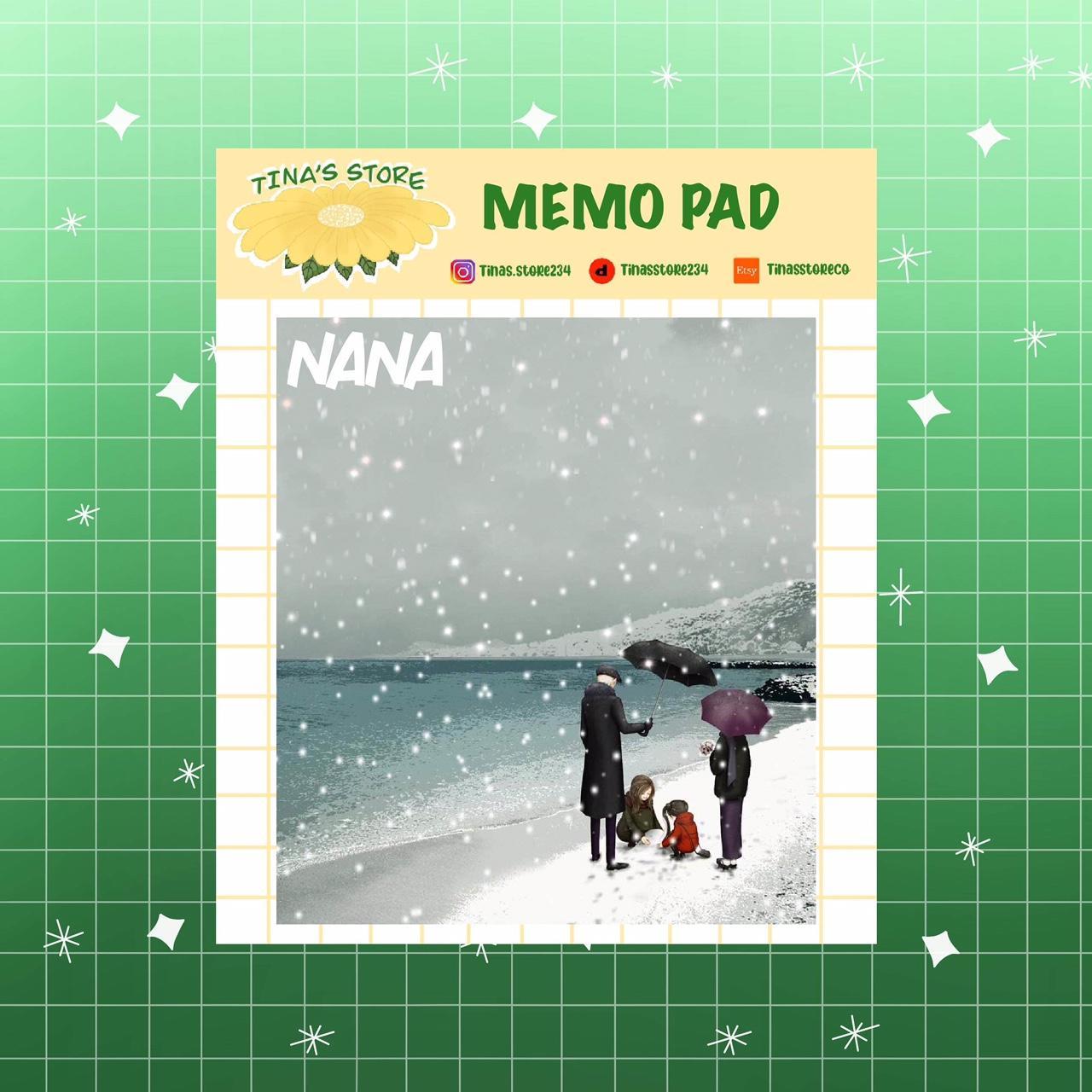 Nana memo pad Size: 90×80 mm A pack total is 30... - Depop