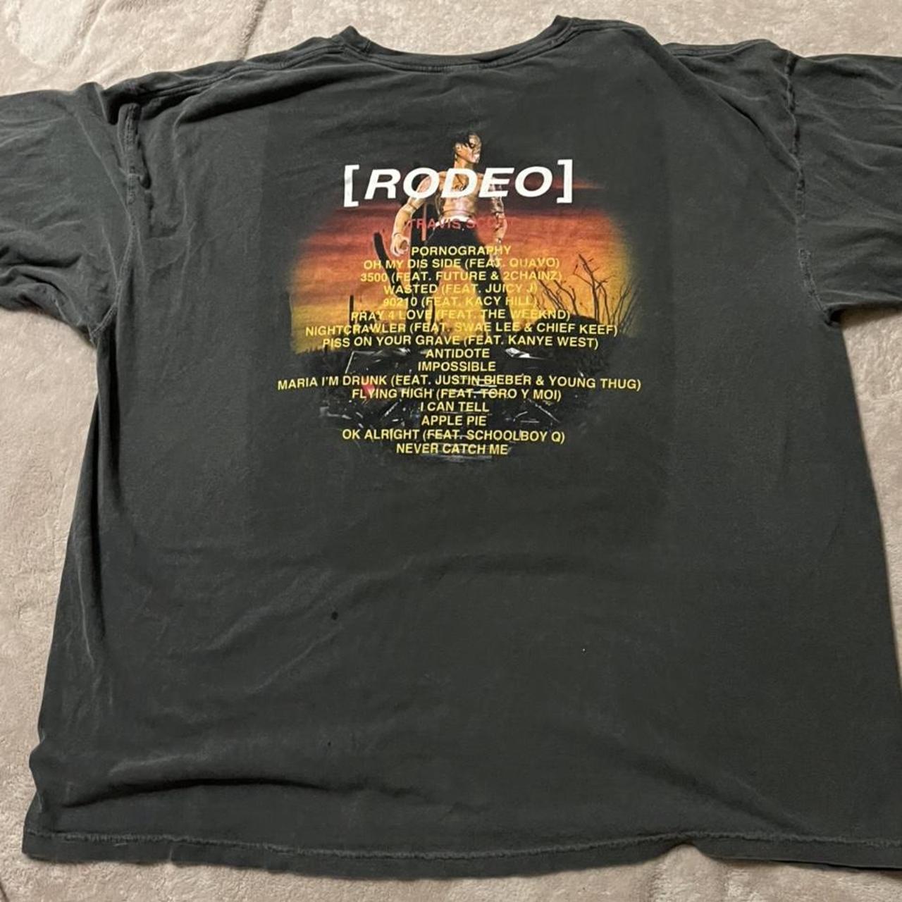 Travis Scott rodeo BL$ tee Rare and... - Depop