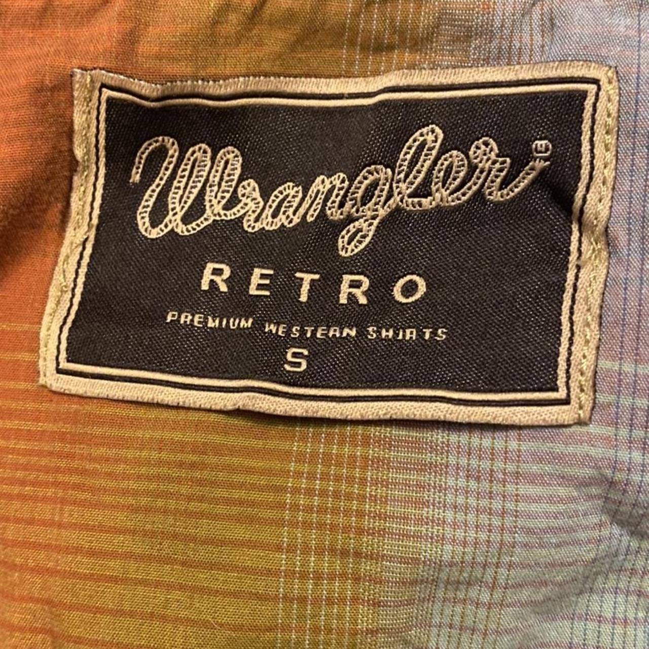 Retro Wranglers Long Sleeve Pearl Snap Button Down!... - Depop