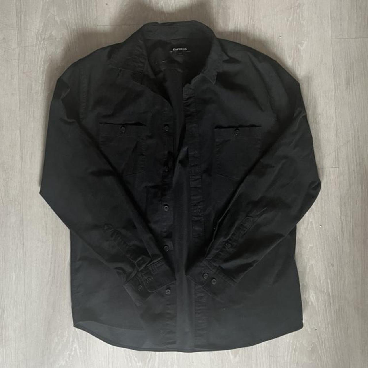 Express Men's Black Coat | Depop