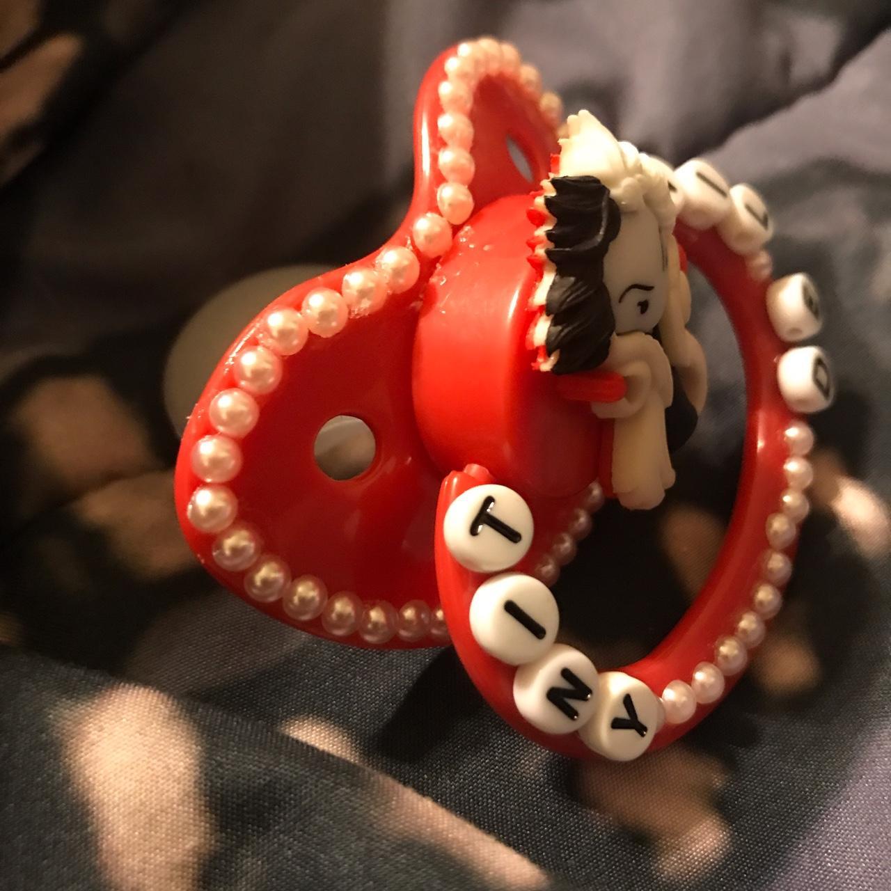 Disneys Cruella adult deco paci! For safe for work... - Depop