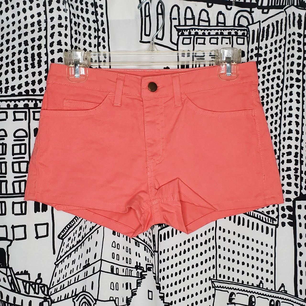 American Apparel Coral Shorts Wore once - Depop