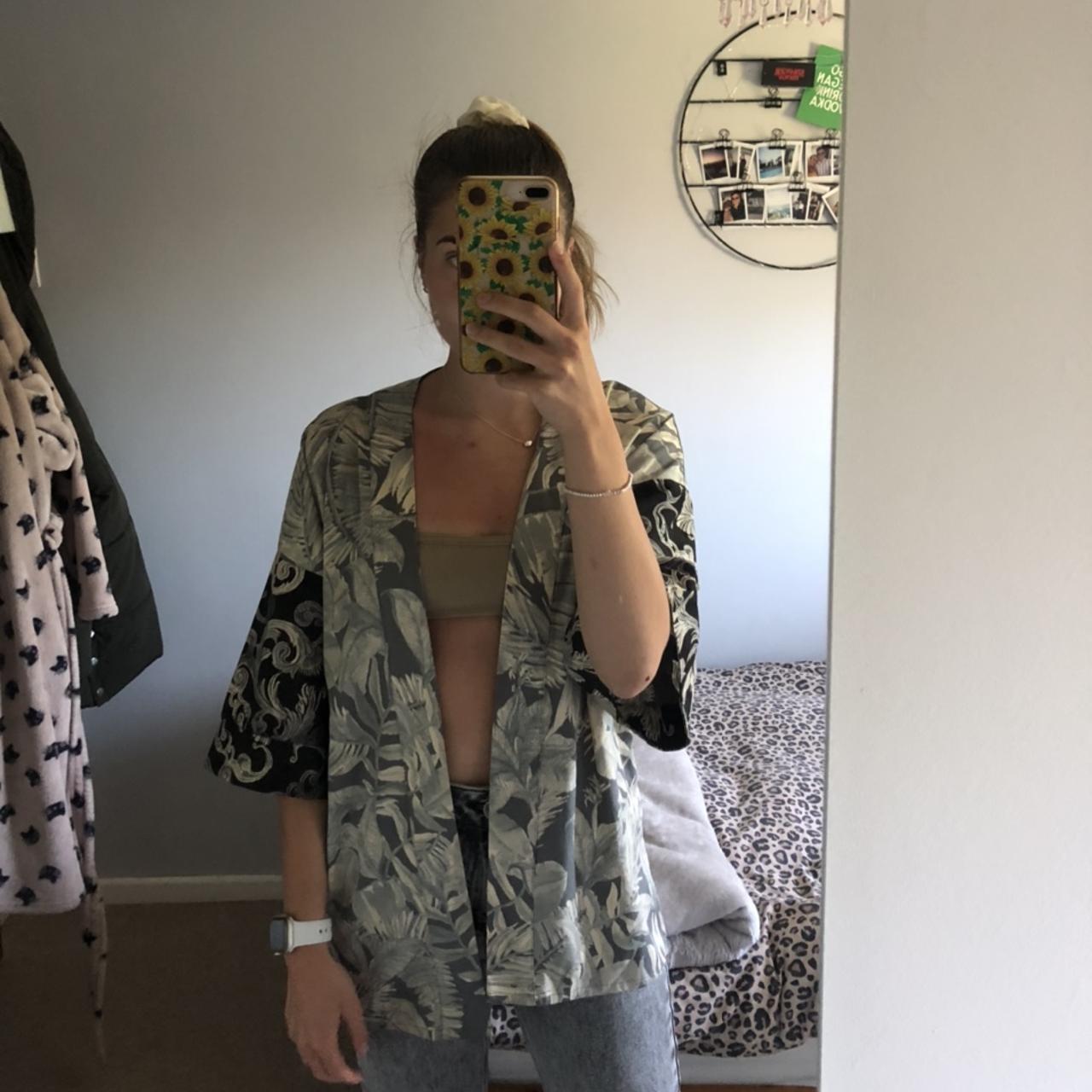 Mismatch print kimono. #kimono - Depop