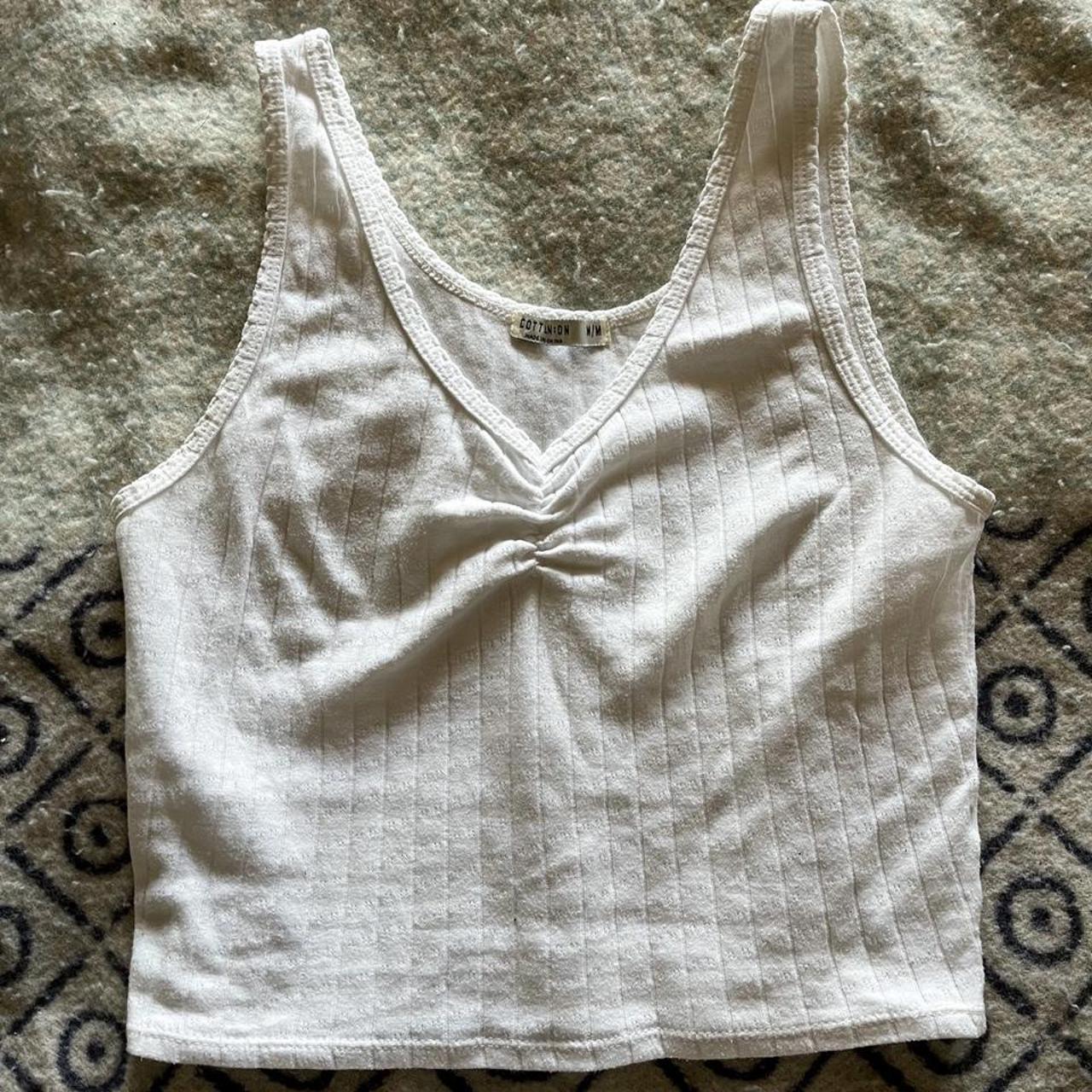 Cute little crop top, slightly see through, very... - Depop