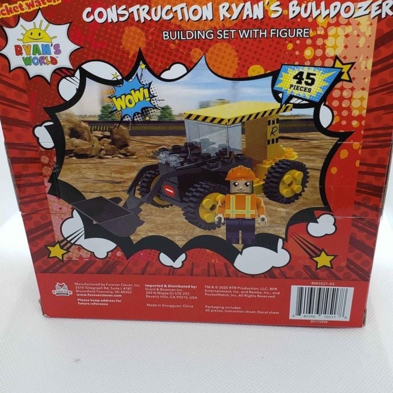 Ryan world Construction Ryan's Bulldozer 45 pcs... - Depop