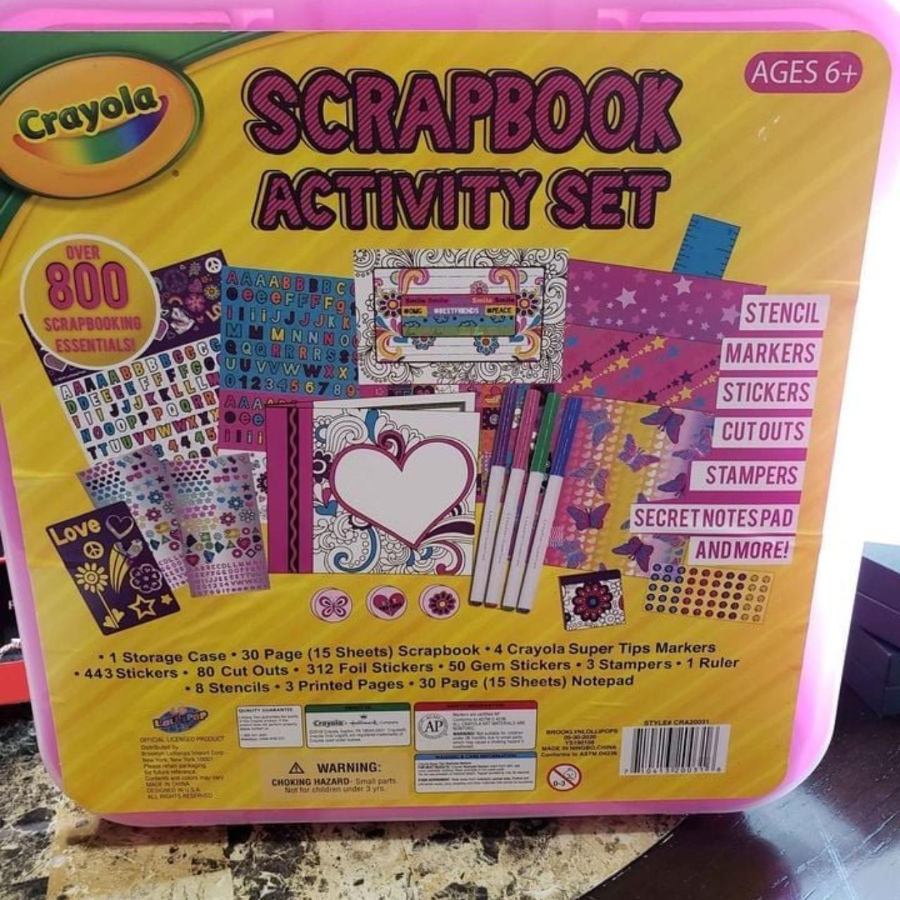 Crayola scrapbook activity set Brand new Over... - Depop