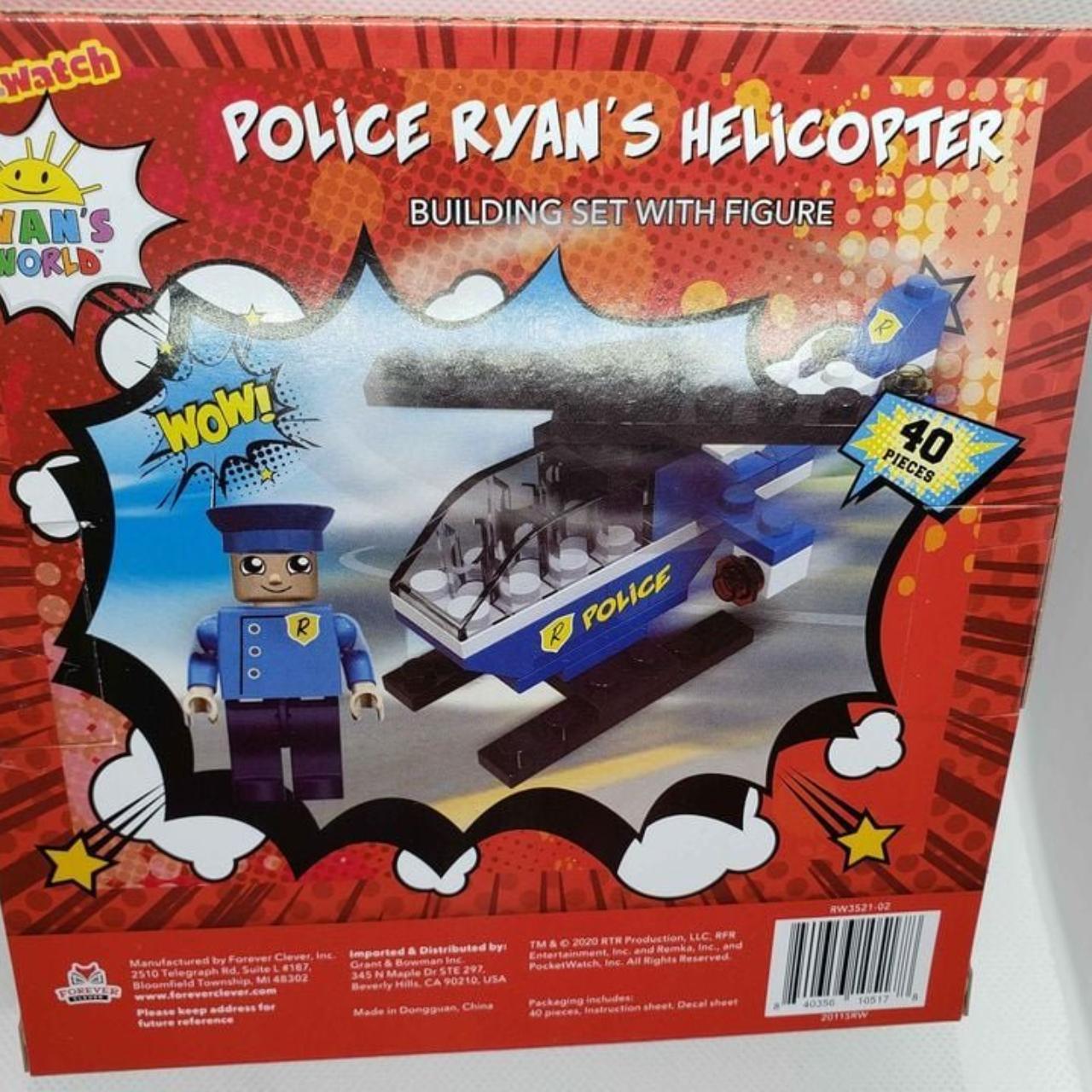 Ryan world Police Ryan helicopter 40 pcs 5+... - Depop