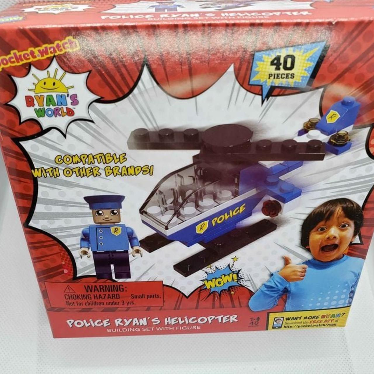 Ryan world Police Ryan helicopter 40 pcs 5+... - Depop