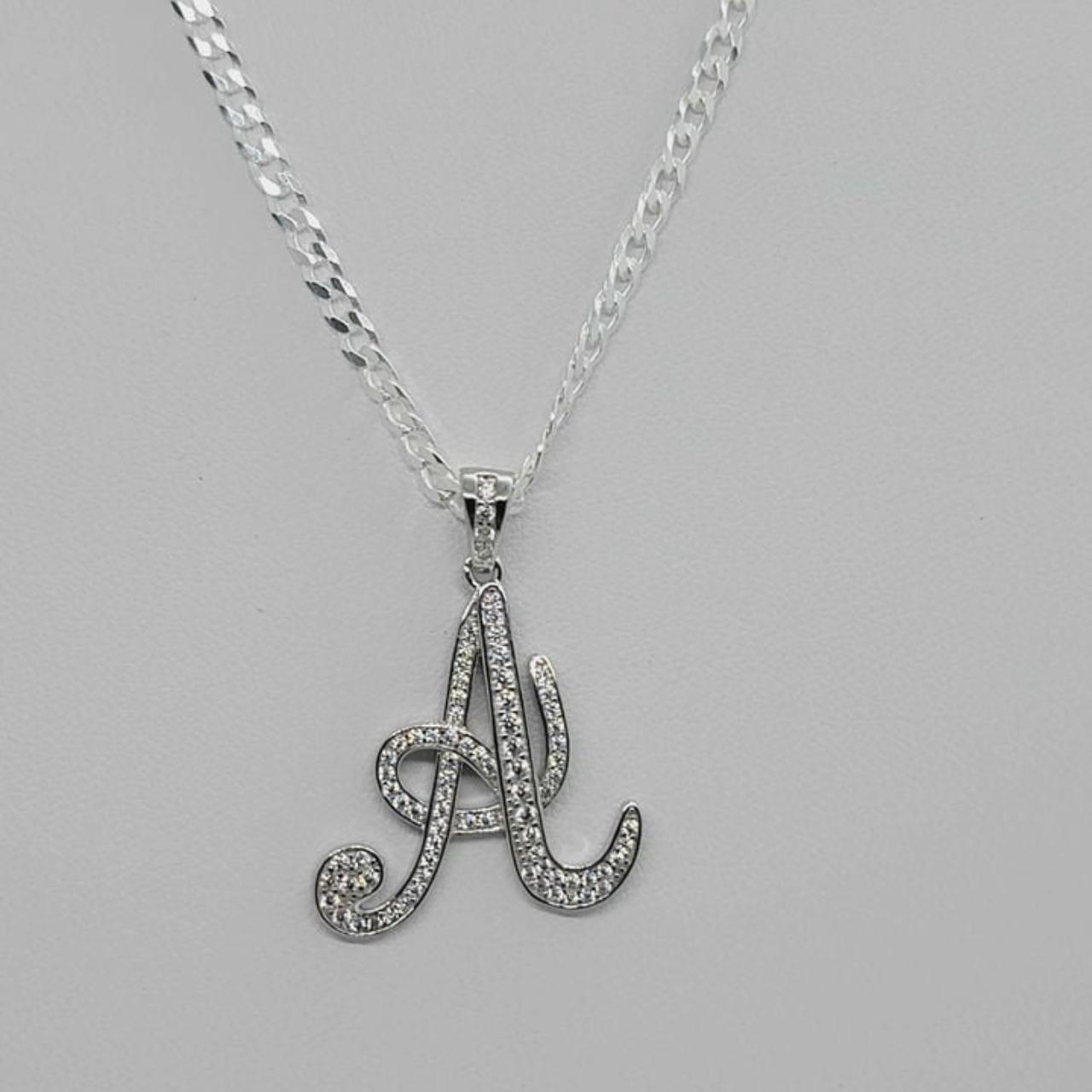 Sterling Silver A Letter With Necklace A Letter Depop sterling-silver-a-letter-with-necklace-a-letter-depop