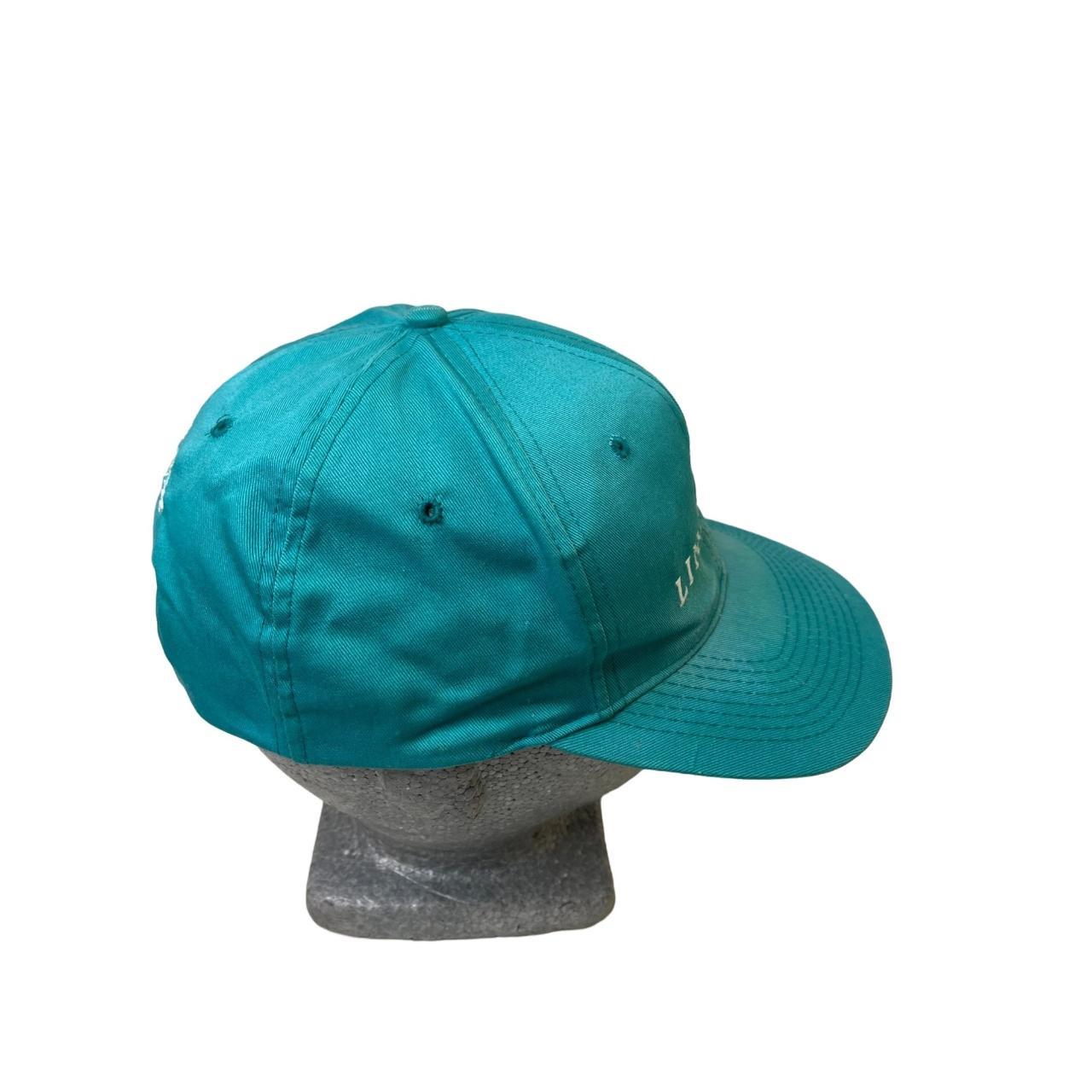 Lincoln Signature Sea Green Snapback Hat Cap Vintage... - Depop