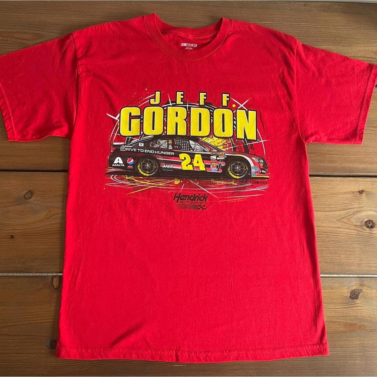 NASCAR Men's Red T-shirt | Depop